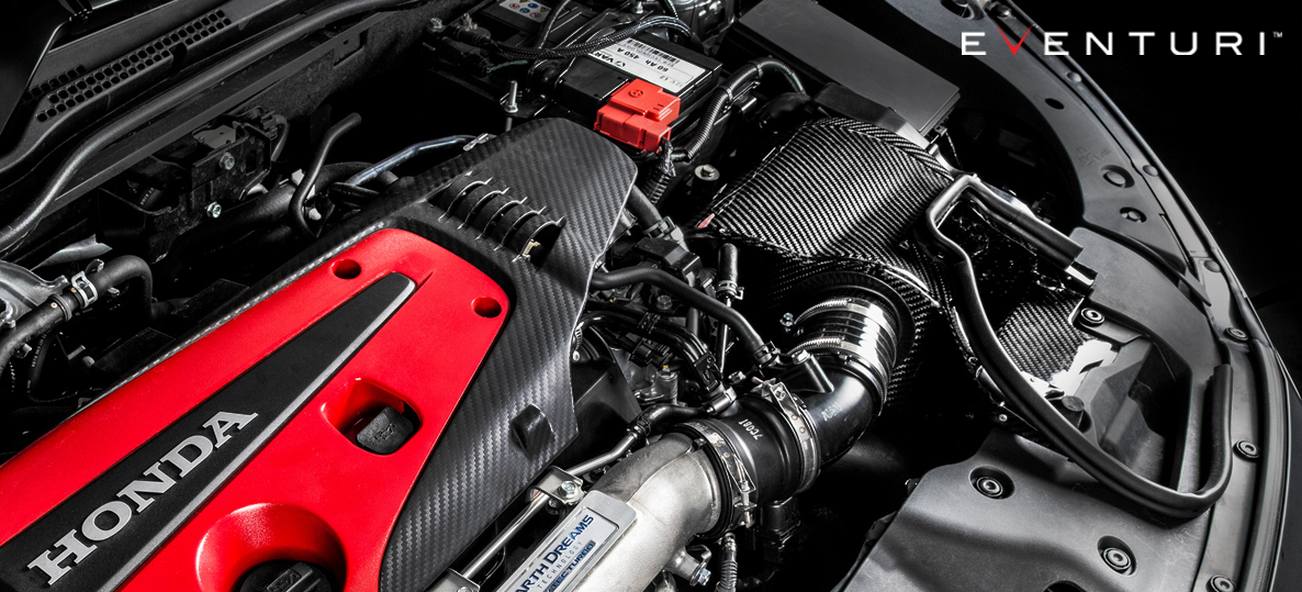 ᐉ EVENTURI EVE-FK8-CF-INT Intake system HONDA Civic Type R FK8 (carbon ...