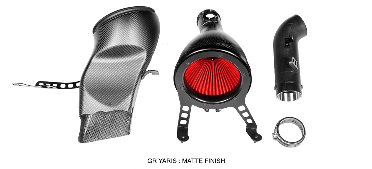 ᐉ EVENTURI EVE-GR4-CFM-INT Air Intake System TOYOTA GR Yaris (Matte ...